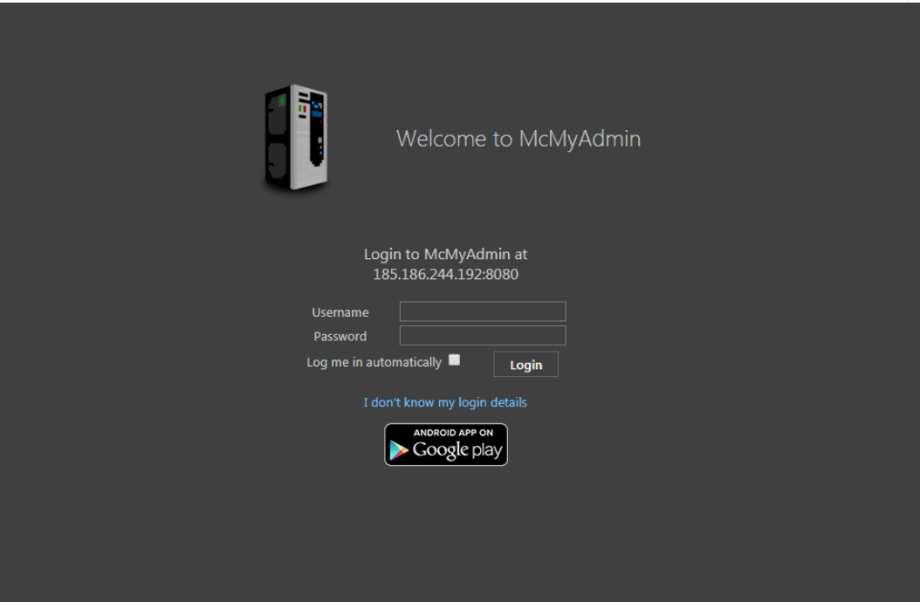 How Do I Install Minecraft (McMyAdmin panel) on My VPS – Hostry Help Center